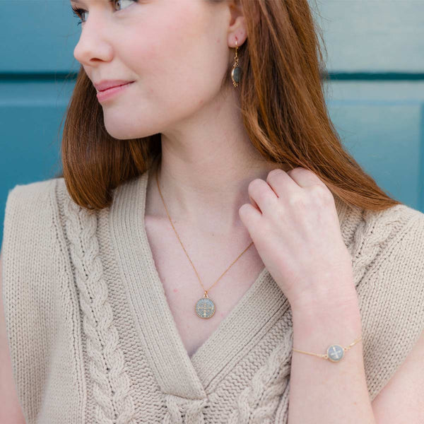Jubilee Medal of St. Benedict Necklace - Catholic Necklace for ...
