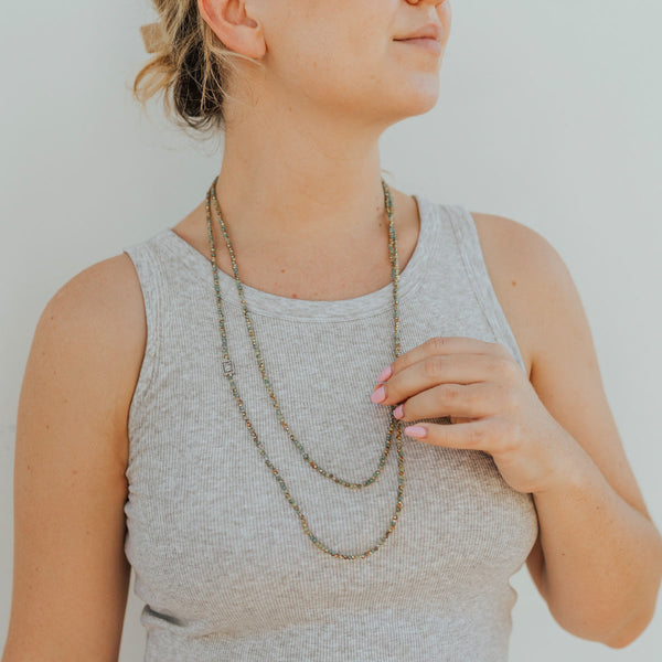 The Lord's Prayer Morse Code Prayer Rope - Modern Catholic Necklace ...