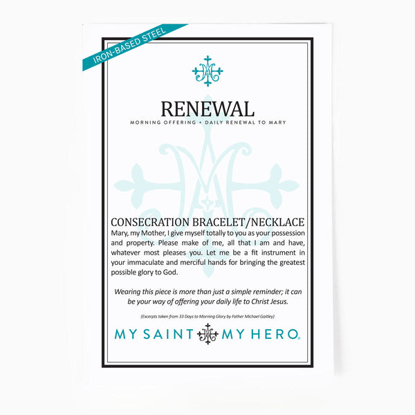 Renewal Consecration Bracelet | Marian Paperclip Chain Bracelet – My ...